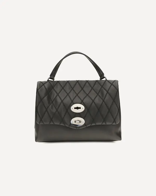 ZANELLATO Postina Tramè Leather Top Handle Bag