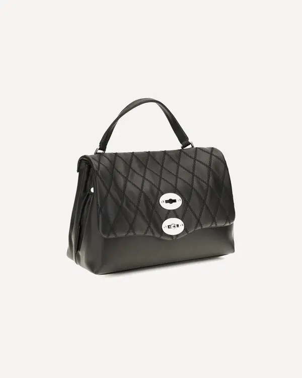 ZANELLATO Postina Tramè Leather Top Handle Bag