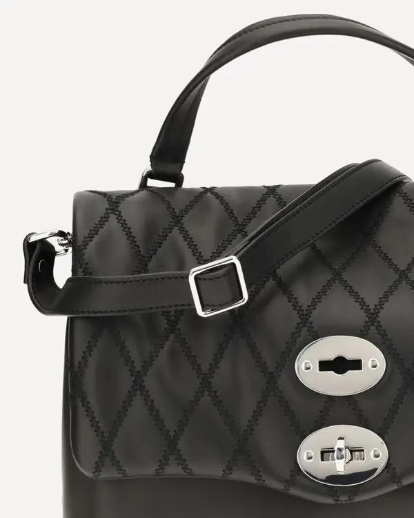 ZANELLATO Postina Tramè Leather Top Handle Bag