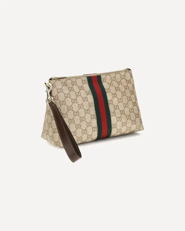 Gucci Small Gg Web Pouch