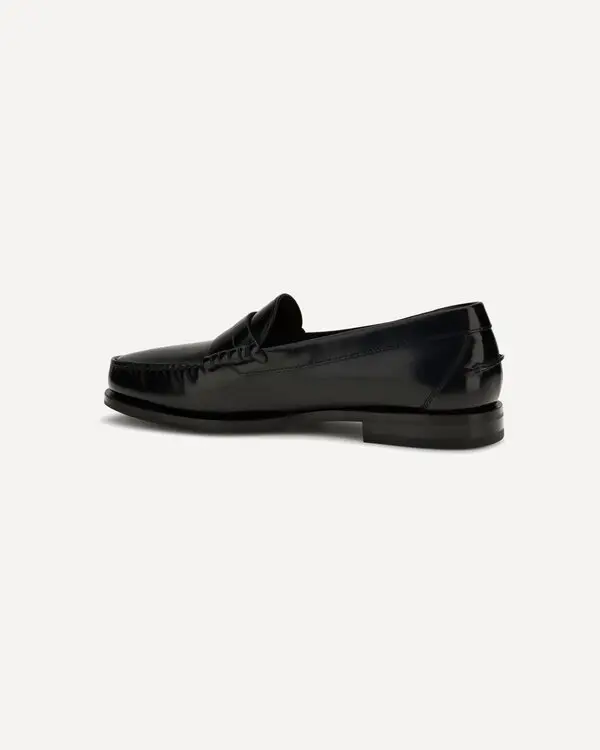 Santoni College A Novembre Patent Leather Loafers