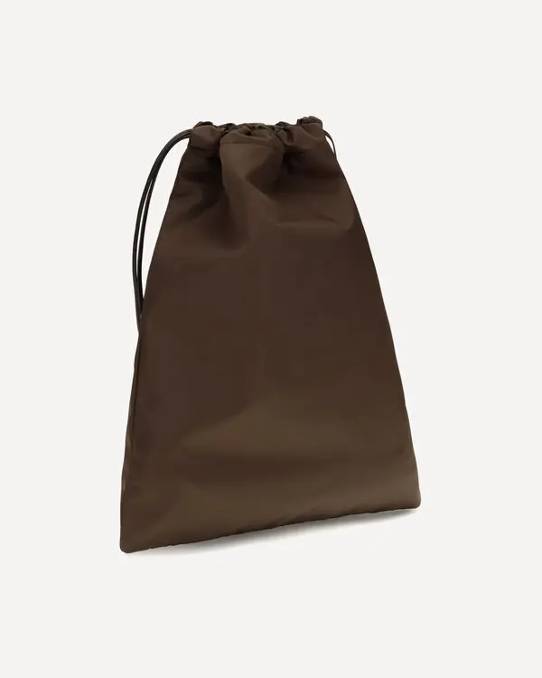 Prada Wish Re-nylon Clutch - Brown