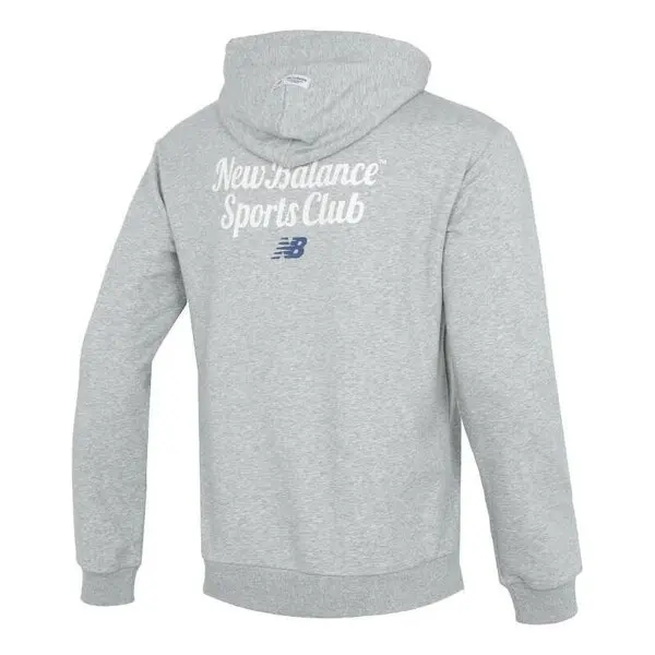 NEW BALANCE Sportswear Hoodie Asia Sizing 'grey White