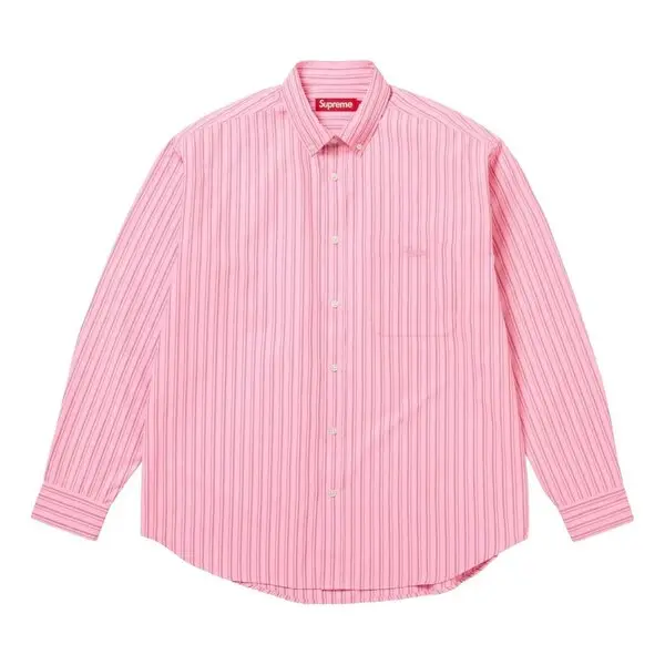 Supreme Fw25 Pinstripe Shirt