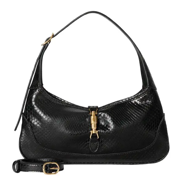 Gucci Jackie Slim Medium Shoulder Bag - Black