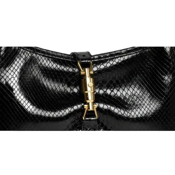 Gucci Jackie Slim Medium Shoulder Bag - Black