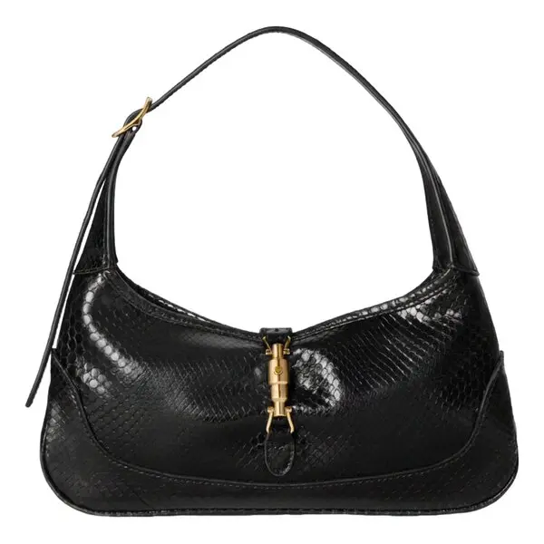 Gucci Jackie Slim Medium Shoulder Bag - Black