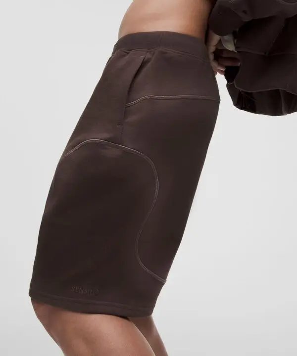 Lululemon Faded French Terry Mid-rise Shorts