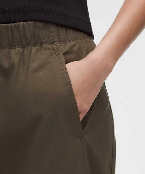 Lululemon Lululinen Mid-rise Cargo Pant - Olive Brown