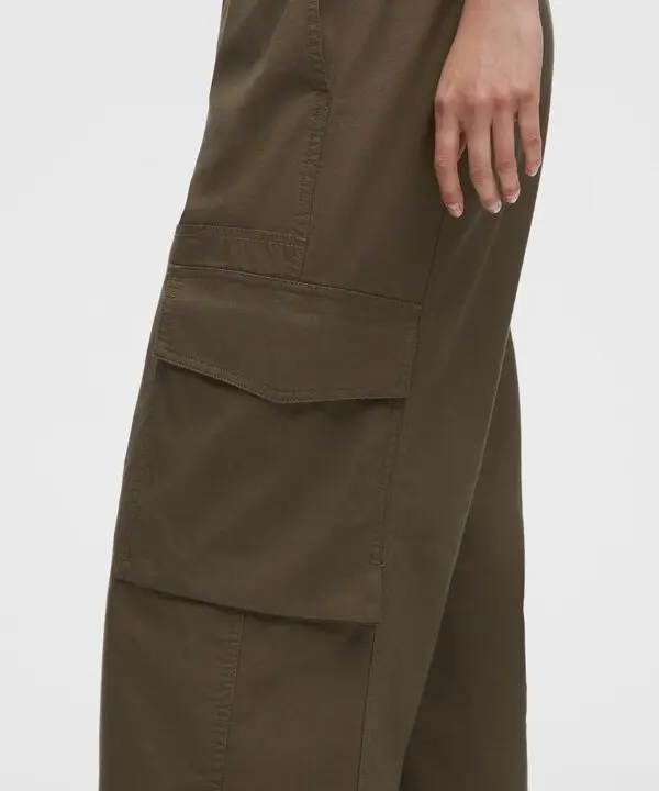 Lululemon Lululinen Mid-rise Cargo Pant - Olive Brown