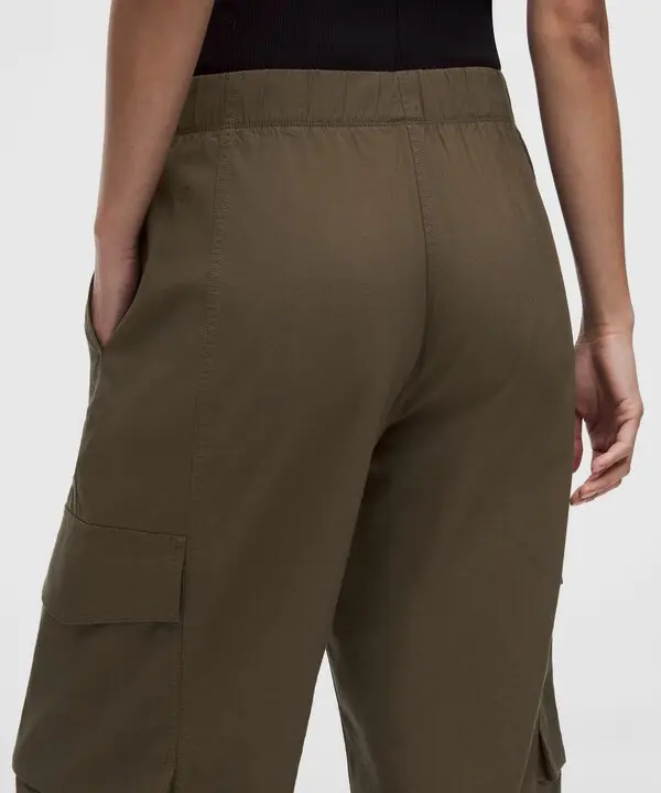 Lululemon Lululinen Mid-rise Cargo Pant - Olive Brown