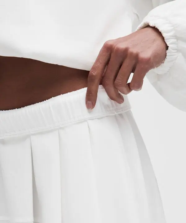 Lululemon Lululinen Adjustable-hem Maxi Skirt - White
