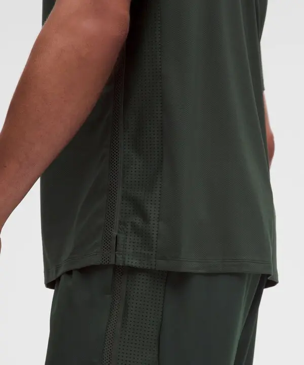 Lululemon Mesh Panelled Tennis Polo Shirt