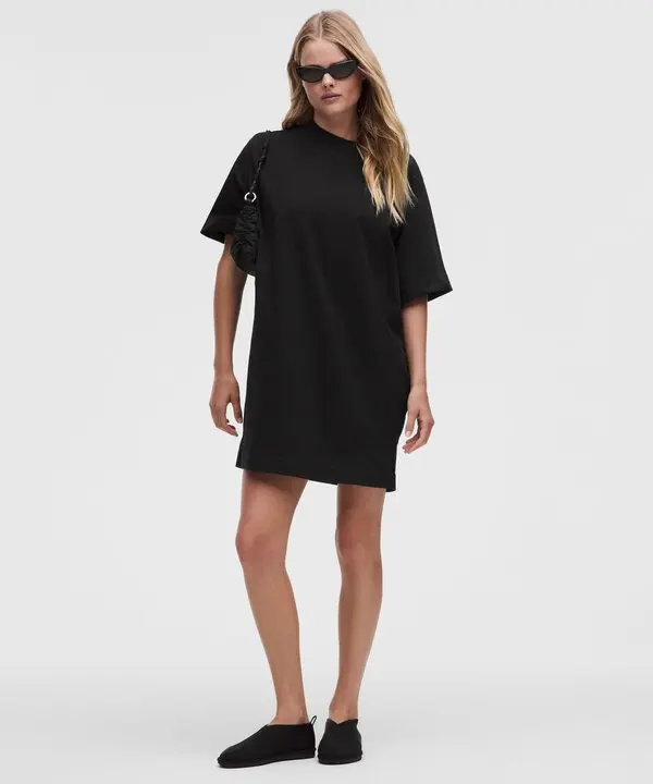 Lululemon Scuba Cotton Jersey T-shirt Dress