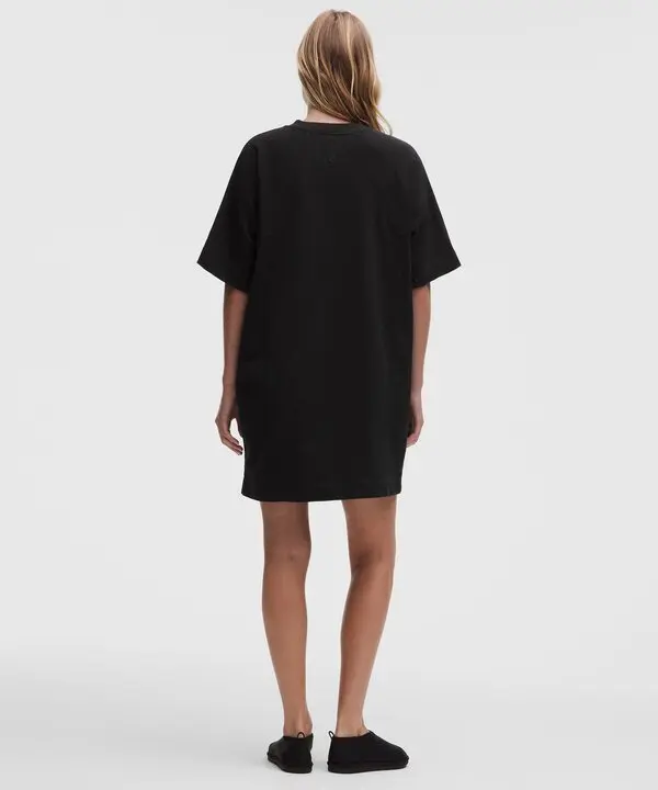 Lululemon Scuba Cotton Jersey T-shirt Dress