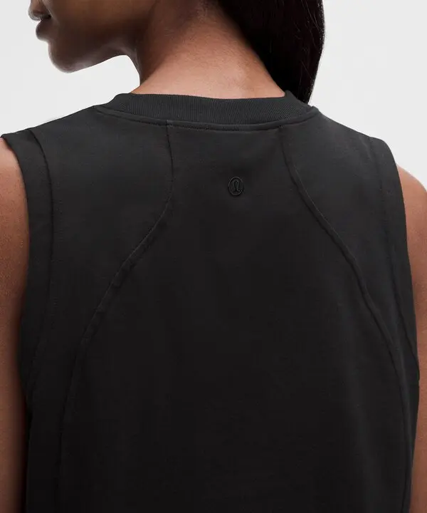 Lululemon Scuba Cotton Jersey Tank Top - Black