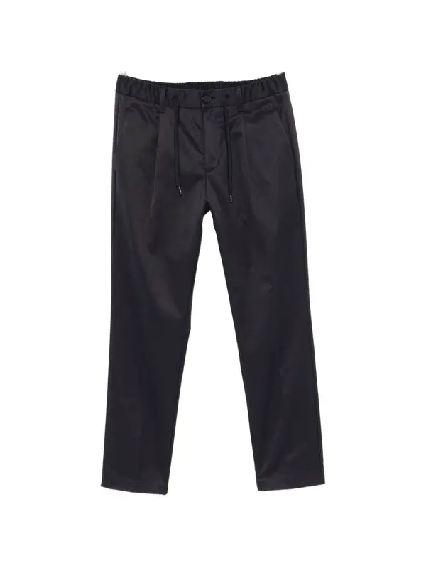 Herno Regular Trousers With Satin Finish - Blue