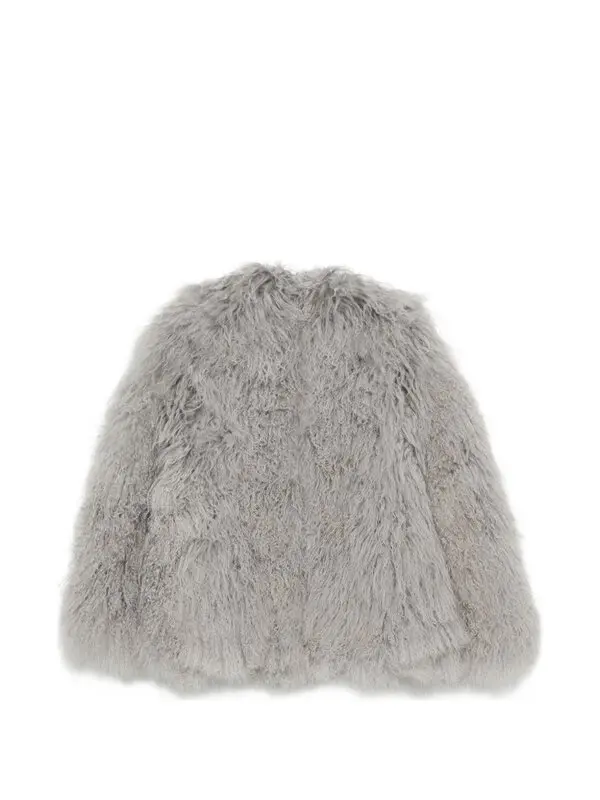 MARTHA LOUIS Shearling-effect Long Sleeve Jacket