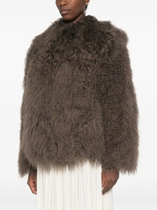 MARTHA LOUIS Shearling-effect Jacket