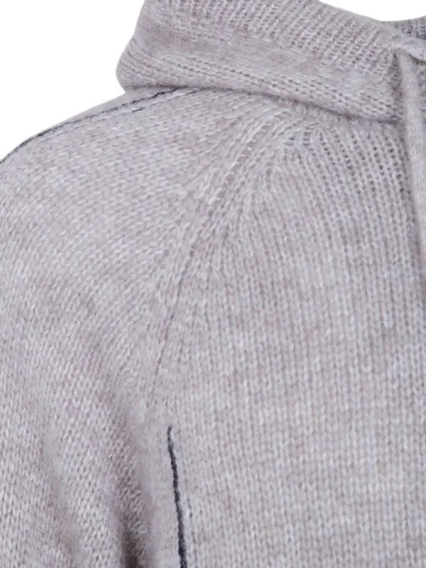 Giorgio Armani Wool Blend Hoodie