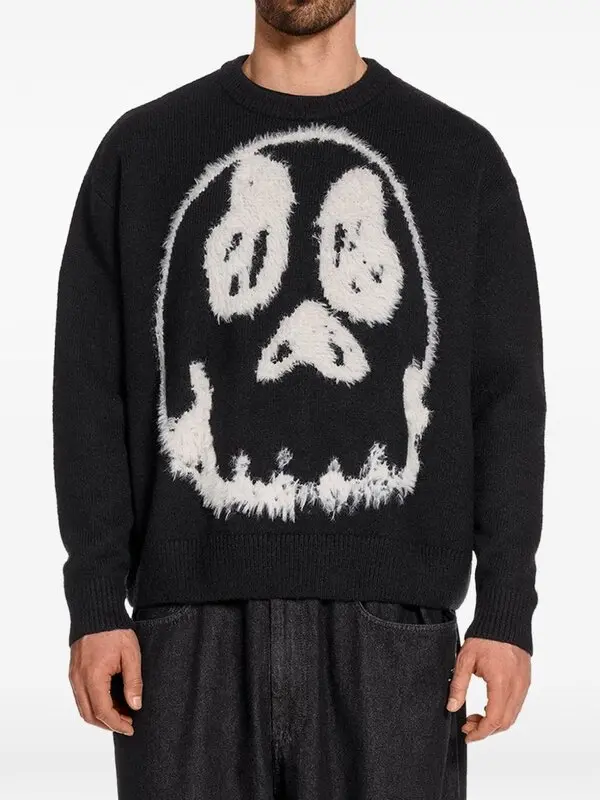 Y3 Wool Blend Crenwneck Sweater