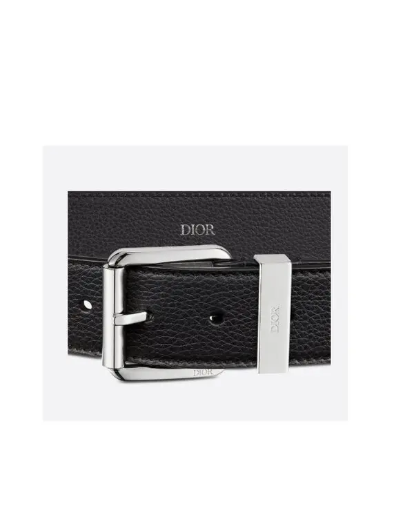 Dior Logo Printed Buckled Belt