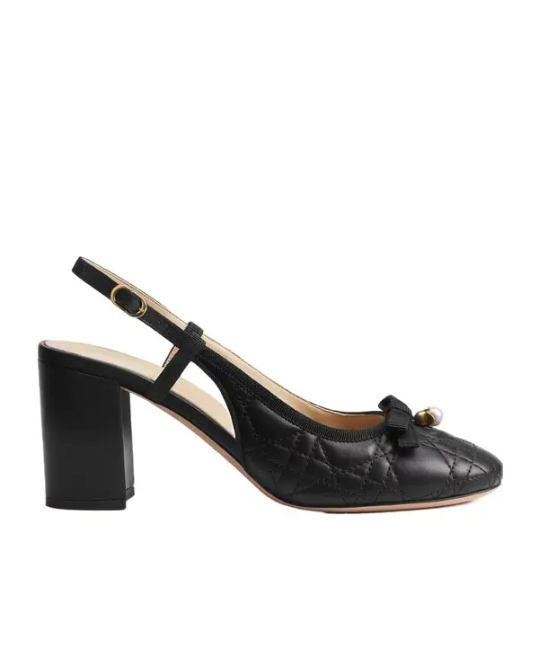 Dior Ballet Slingback Pump With Bow Detailing
