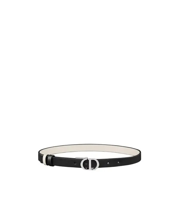 Dior 30 Montaigne Reversible Belt - Black