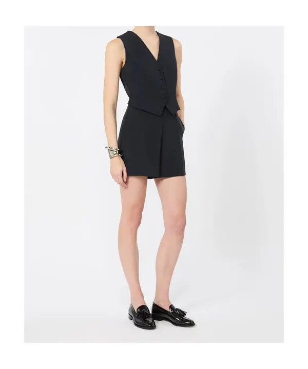 Max Mara Sleeveless Playsuit With Contrast Patchwork