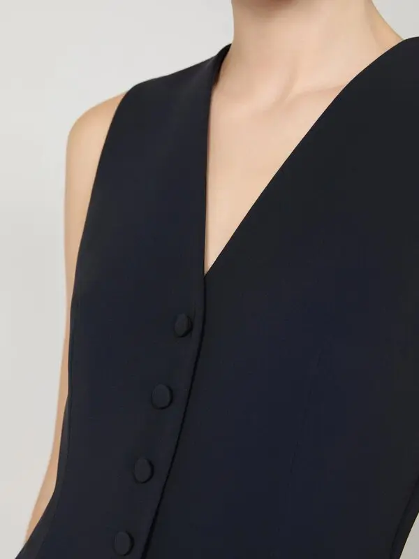 Max Mara Sleeveless Playsuit With Contrast Patchwork