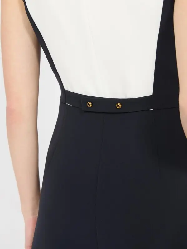 Max Mara Sleeveless Playsuit With Contrast Patchwork