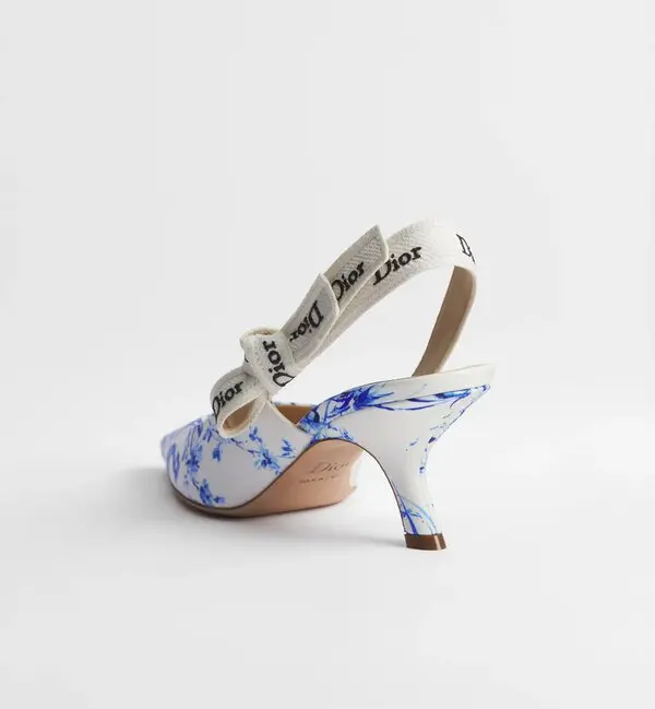 Dior Slingback Pumps With Ribbon Detailing