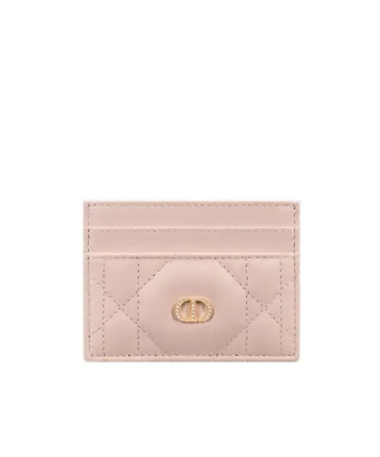 Dior Caro Freesia Card Holder