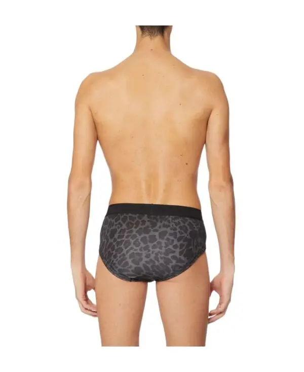 TOM FORD Logo Band Leopard Print Stretch Briefs