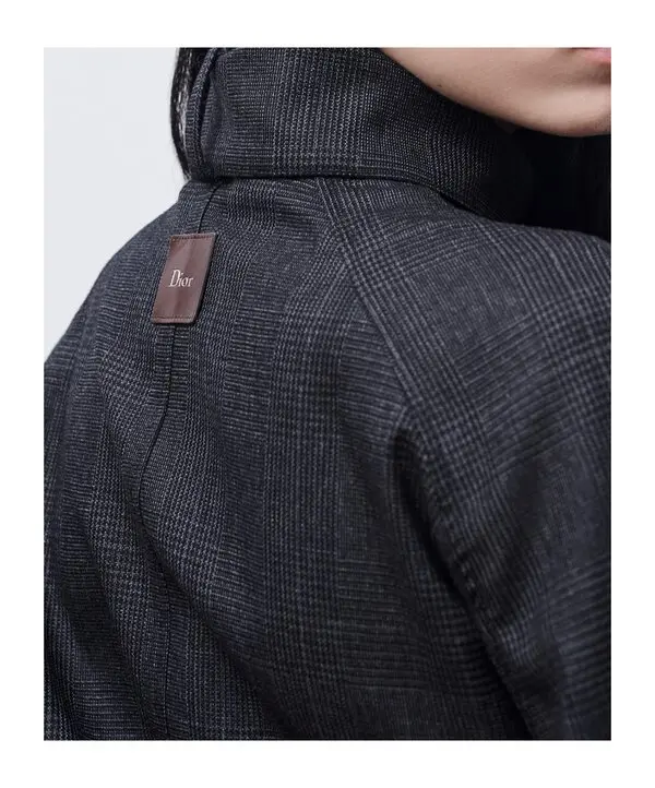 Dior Zip-up Jacket With Removable Tie Collar