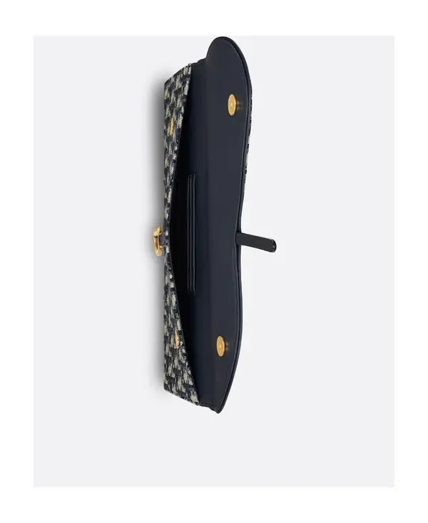 Dior Saddle Pouch In Oblique Jacquard