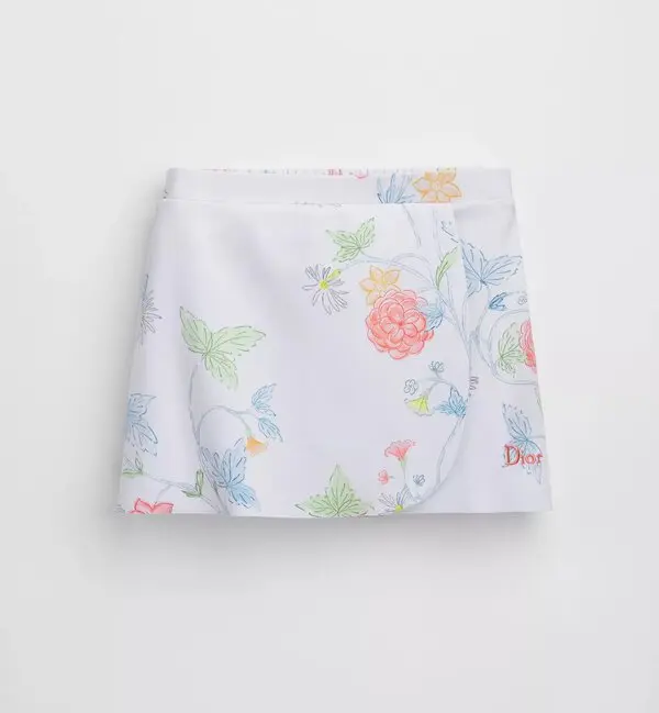 Dior Three-piece Swimsuit Set With Floral Print