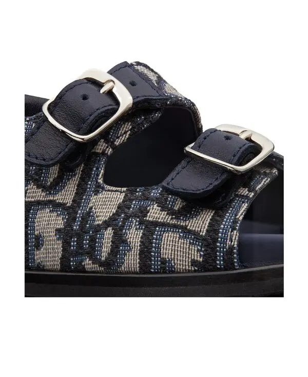 Dior Blue Oblique Printed Sandals