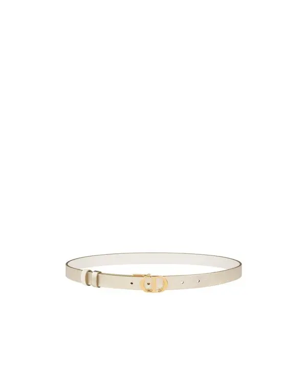 Dior 30 Montaigne Reversible Belt - Gold/latte