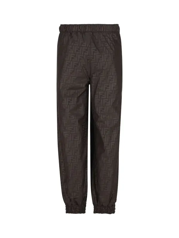 Fendi Ff Logo Tapered Track Pants