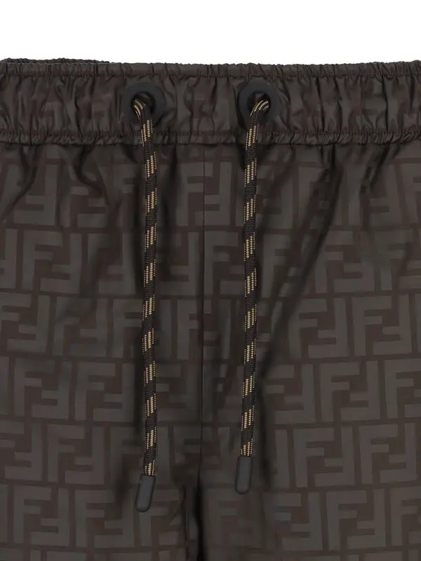 Fendi Ff Logo Tapered Track Pants