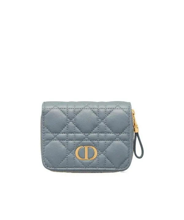 Dior Caro Compact Zipped Wallet