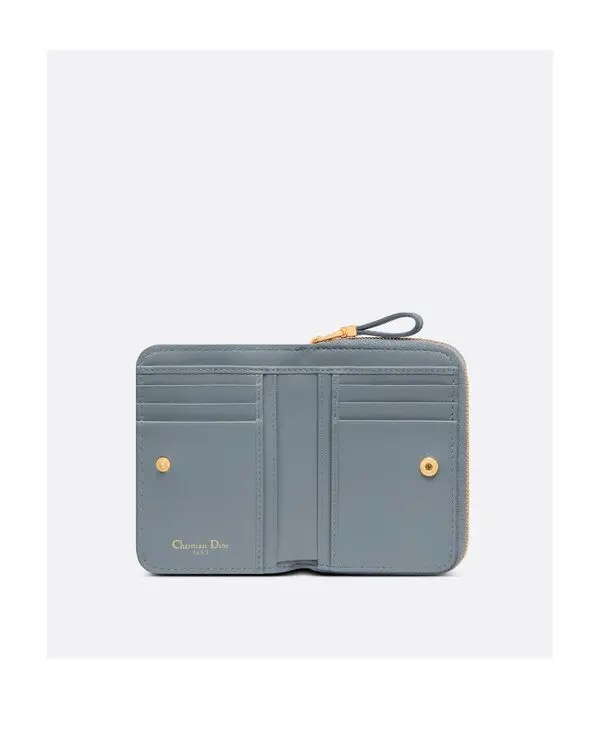 Dior Caro Compact Zipped Wallet