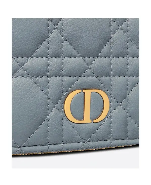 Dior Caro Compact Zipped Wallet