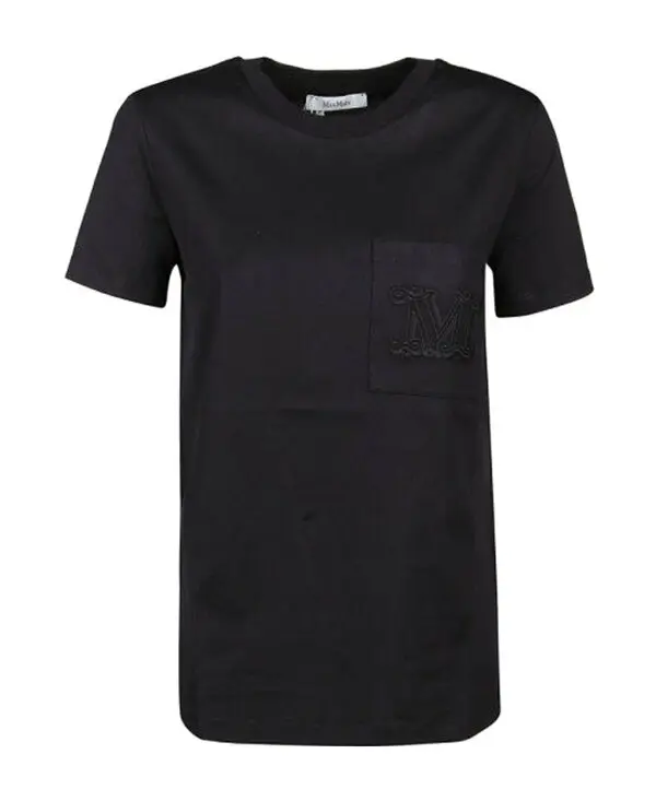 Max Mara Logo Round Collar Short-sleeved T-shirt