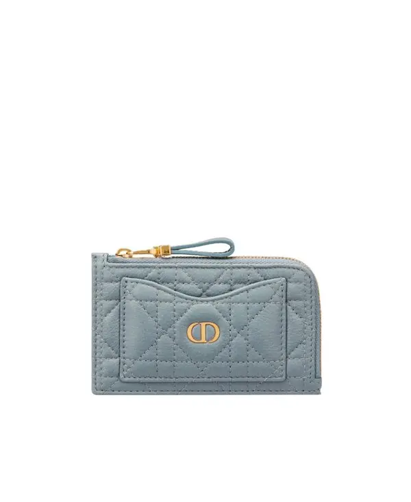 Dior Caro Compact Zipped Card Holder