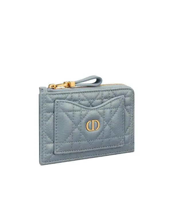 Dior Caro Compact Zipped Card Holder
