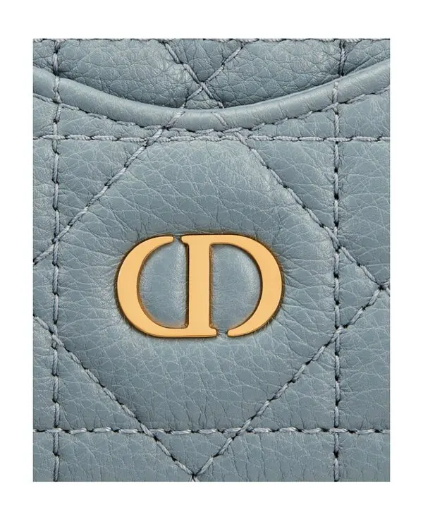 Dior Caro Compact Zipped Card Holder