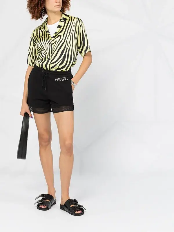 Kenzo Mesh Trimmed Shorts