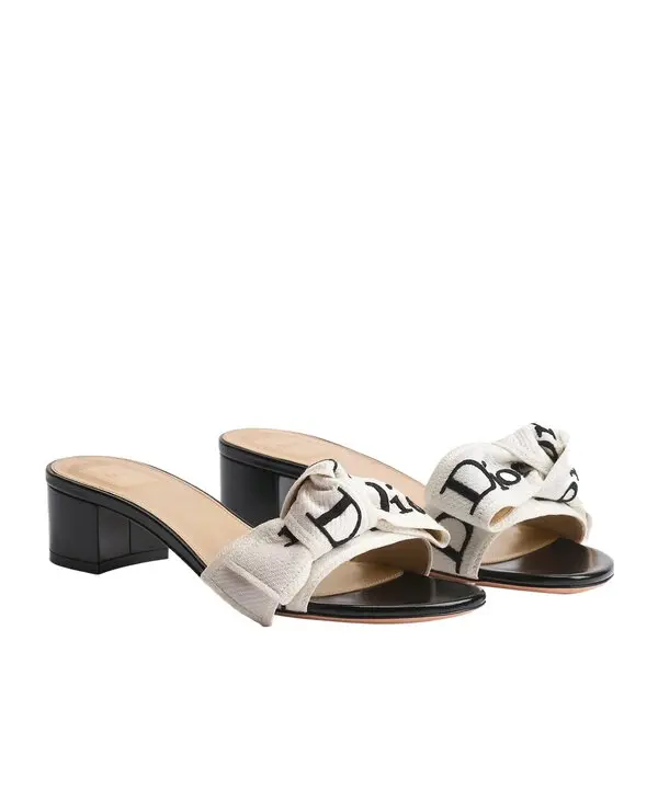 Dior J'adior Heeled Slide Sandals